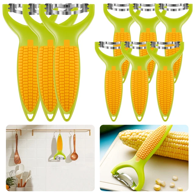 3/6PCS CORN COB Peeler 304 Stainless Steel Blade Corn Stripper Manual ...