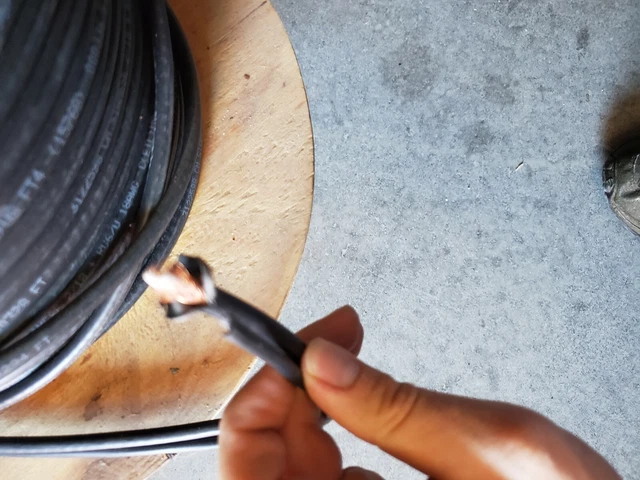 10 FEET) RG6/U+18/2C Black Siamese Coaxial Cable CCTV Video Camera ...