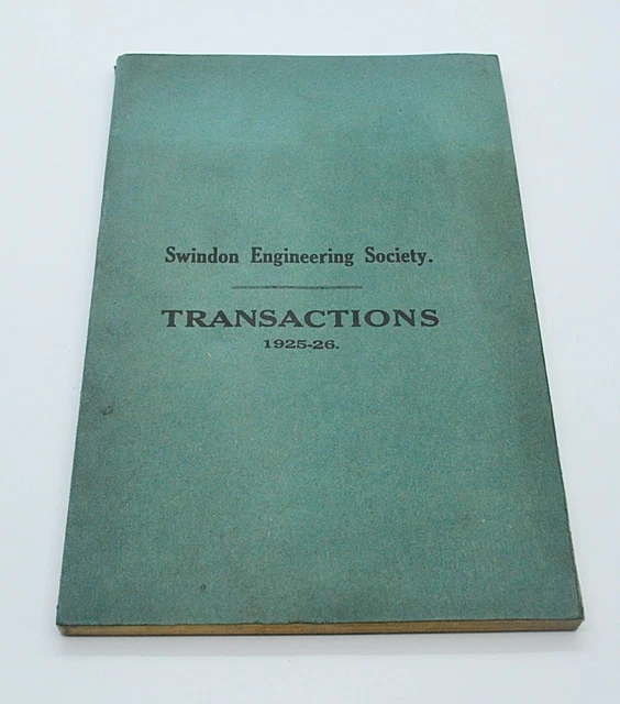 GWR ENGINEERING TRANSACTION Book Antique Great Western Railway ...