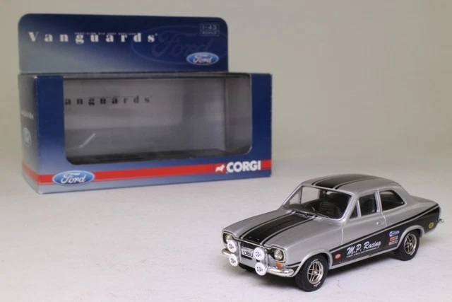 FORD ESCORT MK1 Mki M.p. Racing Vanguards Va09501 1/43 Phase 1 Silver ...