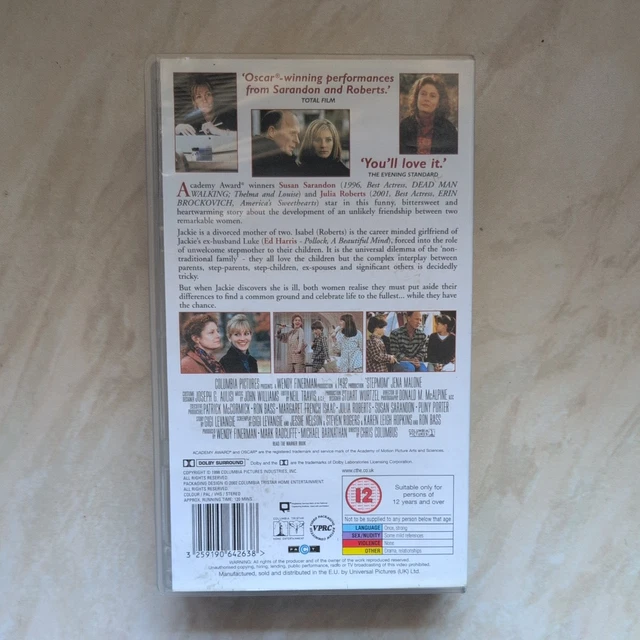 STEPMOM - 1998 VHS - Classic 90's Movie £2.77 - PicClick UK