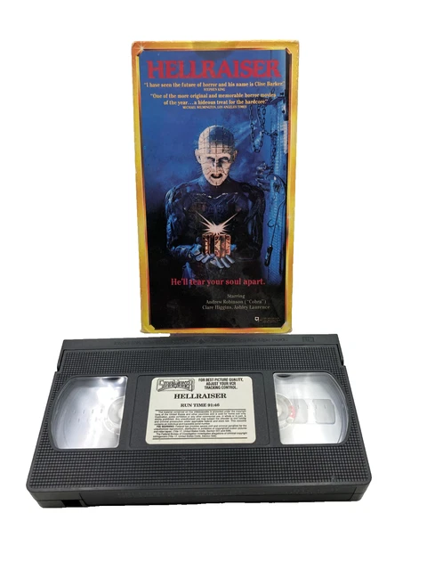 HELLRAISER (1990) VHS Vintage Clive Barker Cult Action Horror Used Good £13.32 - PicClick UK