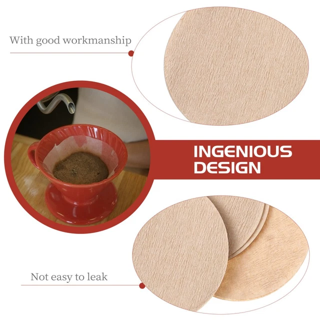 300PCS REPLACEMENT COFFEE Maker Filter Round Paper Filters for Home ...