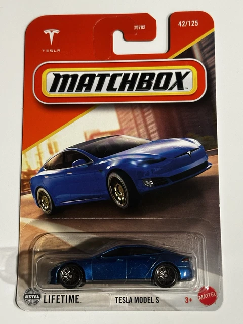 MATCHBOX TESLA MODEL S MBX Metro 2025 Blue New 10-20% Off W/More S&H ...