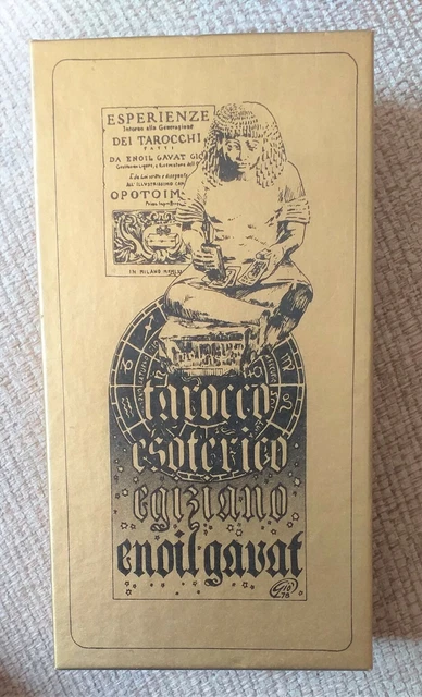 ENOIL GAVAT TAROT (Italian) Cards. Circa 1983 still sealed and unused ...