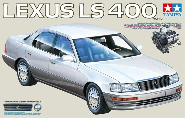 TAMIYA 24114 1/24 Scale Model Sports Car Kit Lexus LS 400 UCF11L LS400 ...