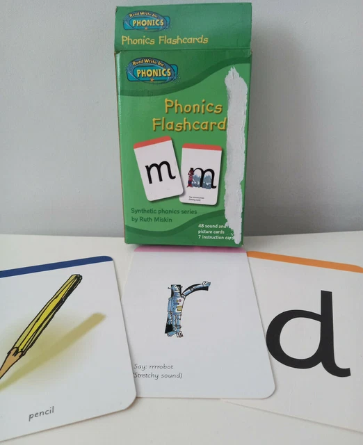 READ WRITE INC. RWI - Phonics Flashcards by Ruth Miskin £4.99 - PicClick UK