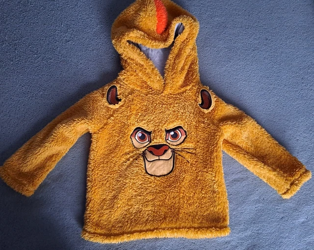 DISNEY LION KING Teddy Fleece Hoodie - Size 4 Years - Lion Guard £3.50 ...