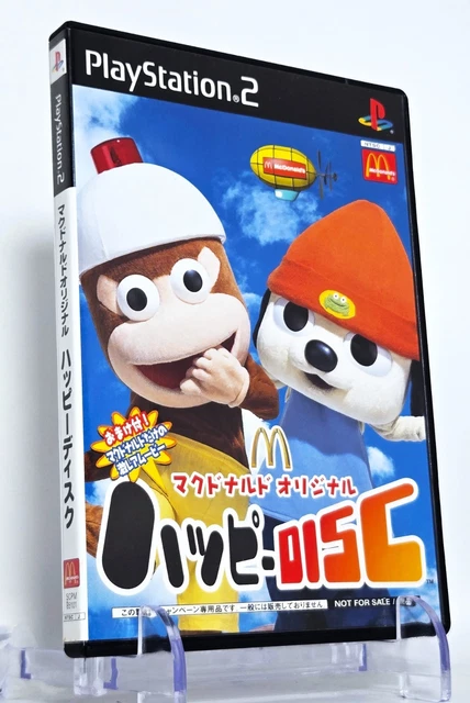MCDONALDS HAPPY DISC Parappa the Rapper x Piposaru Promo Playstation 2 ...