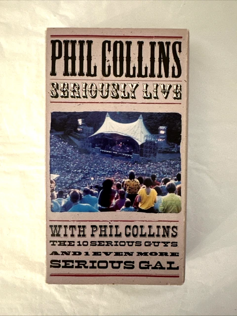PHIL COLLINS: SERIOUSLY Live Concert Berlin VHS 1990 Genesis Tested ...