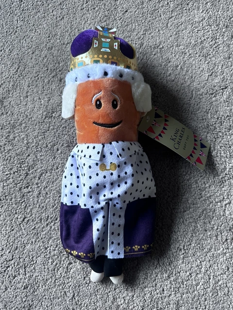 ALDI LIMITED EDITION King Charles Coronation Kevin the carrot Toy 2023 ...