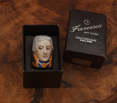 FRANCESCA CHARACTER HEAD Thimble Lord Nelson, Staffordshire Famous ...