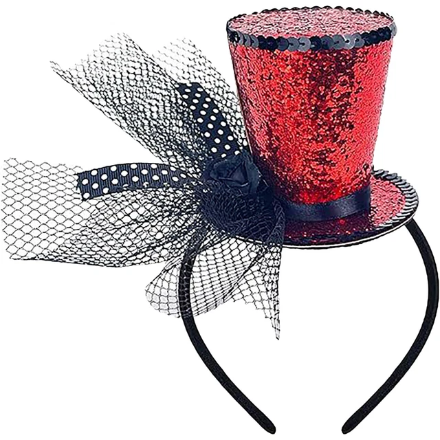 KIDS MINI TOP Hat Hair Loop Stage Performance Headwear Role Play ...