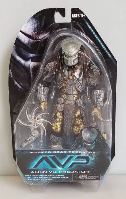 NECA ALIEN VS Predator Series 15 Masked Scar Predator 8.75" Action ...