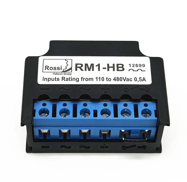 RM1-HB REPLACE ROSSI RM1 inputs Rating From 110 to 480Vac 0,5A ...