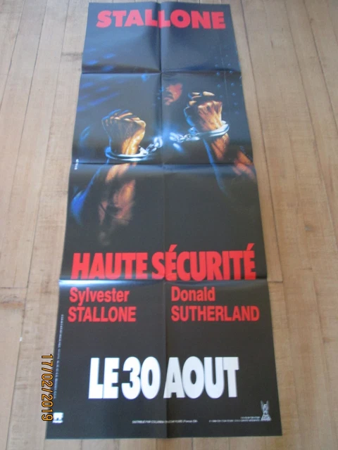 HAUTE SECURITE STALLONE affiche cinéma originale pliée f:60/160 année 1989 TBE EUR 12,00 ...