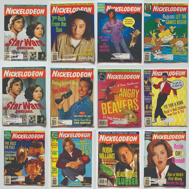 VINTAGE NICKELODEON MAGAZINE Lot 12 Issues 1996 & 1997 Your 90s ...