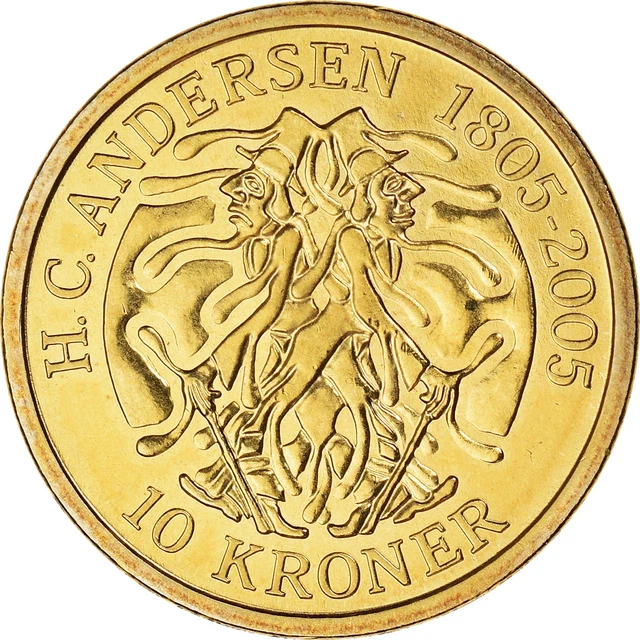DANISH COIN 10 Kroner Margrethe II 4th Portrait The Shadow Denmark danish-coin-10-kroner-margrethe-ii-4th-portrait-the-shadow-denmark