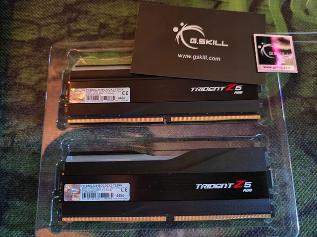 G SKILL TRIDENT Z5 RGB 64gb ddr5 6800MHz F5-6800J3445G32G £363.70 ...
