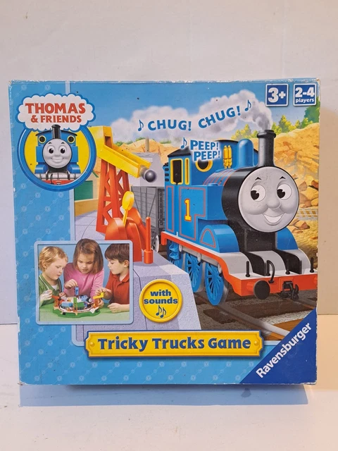 RAVENSBURGER THOMAS THE Tank Engine Tricky Trucks Board Game Vintage ...