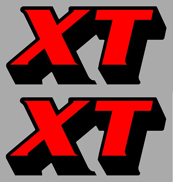 2 X STICKERS Pour Yamaha Xt Autocollants Moto Biker Enduro Trail ...