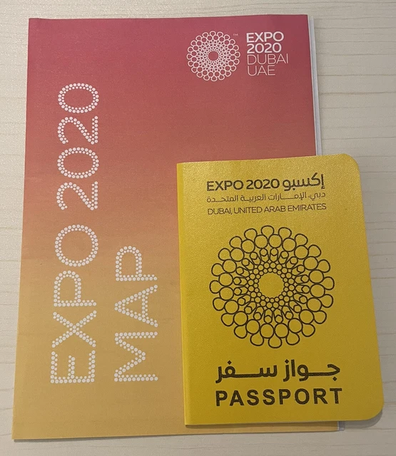 EXPO 2020 DUBAI Passport and Map £26.00 - PicClick UK