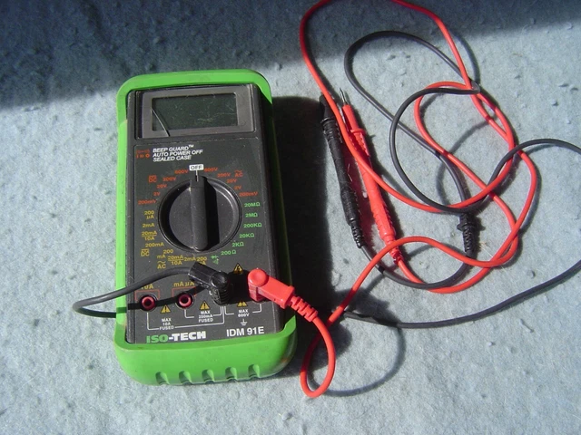 ISO-TECH IDM91E DIGITAL Multimeter £10.00 - PicClick UK