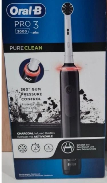 ORAL-B PRO 3 3000 Pure Clean BRAUN Brosse à Dents Électrique EUR 22,99 ...