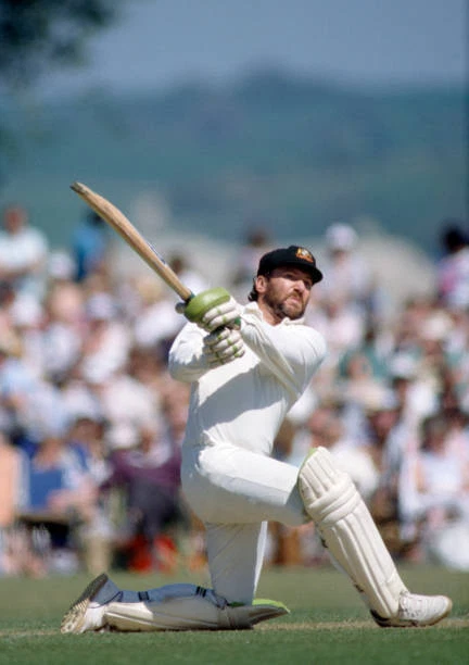 ALLAN BORDER BATTING for Australia during the 6th Test match betw - Old ...