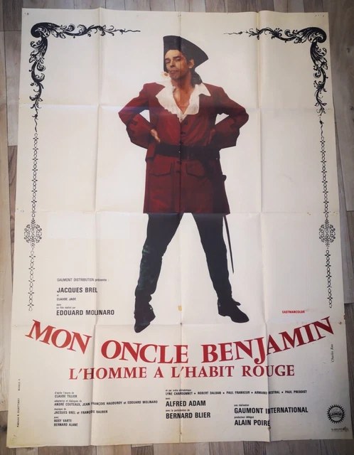 AFFICHE ORIGINALE DE cinéma - Mon oncle Benjamin (Modèle B) - 120x160 cm EUR 55,00 - PicClick FR