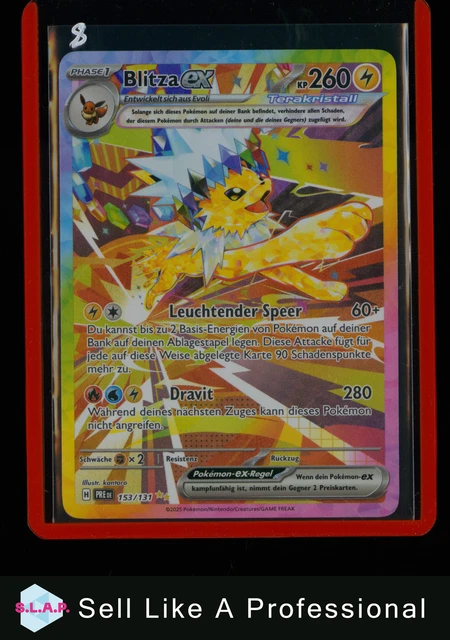 BLITZA EX POKÉMON 153/131 2025 Prismatic Evolutions Spec Illu Rare ...