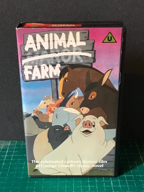 ANIMAL FARM 1986 VHS Tape George Orwell Animated Film RARE 1980s BBC ...