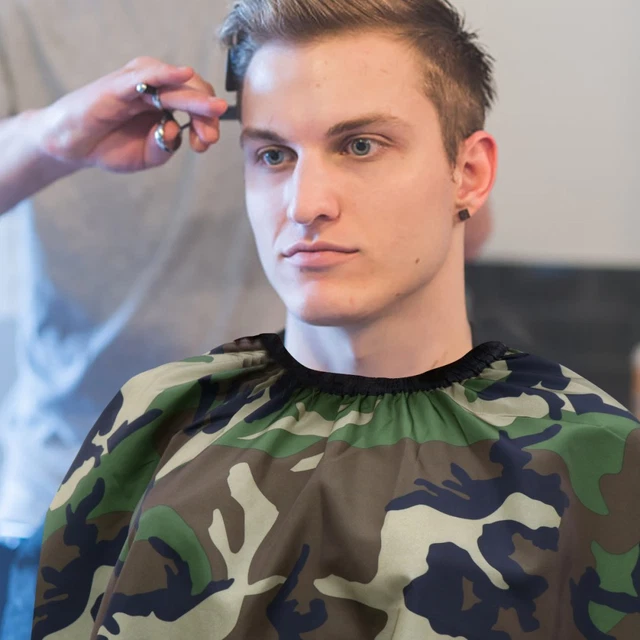 HAIR STYLIST APRON Hairdresser Barber Stylists Tools Cape for Men $39. ...