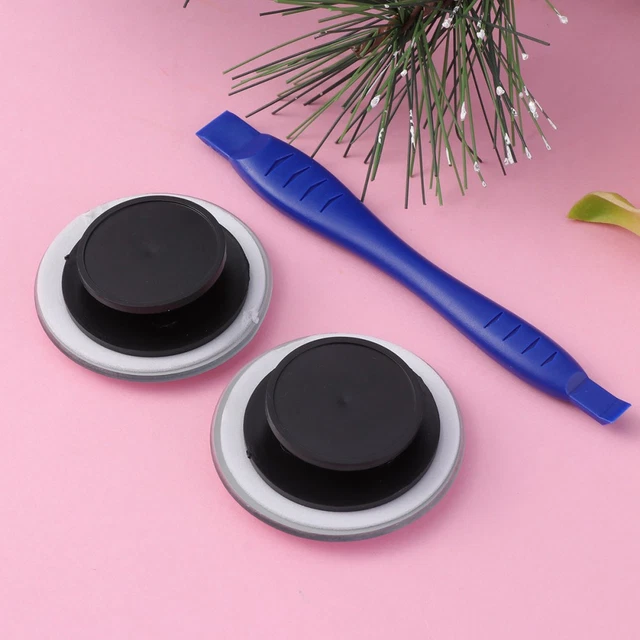 SIDE MIRROR PAIR Wide Angle Convex Clip-on Circular Blindspot for Car ...