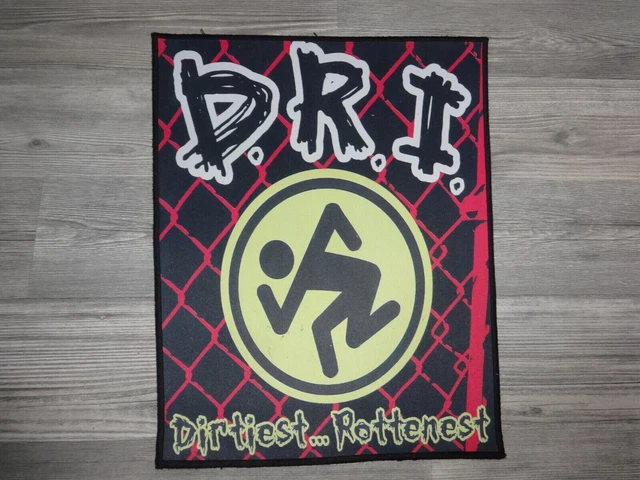 D.R.I PATCH BACKPATCH Back Patch Thrash Metal Slayer Exodus M.O.D ...
