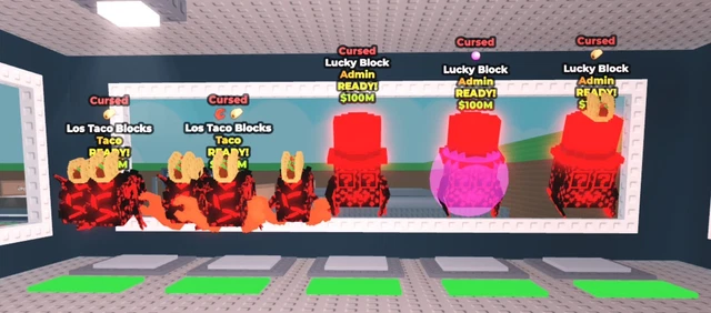 STEAL A BRAINROT 5 together Cursed Admin los taco Lucky Blocks traits £ ...