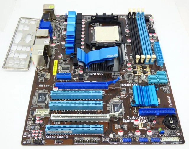 ASUS M4A785TD-V EVO REV. 1.01G Motherboard w/IO Shield - Socket AM3 £42 ...