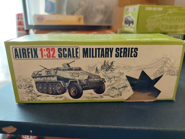 VINTAGE AIRFIX 1/32 Scale Military Series German Half Track £1.20 ...