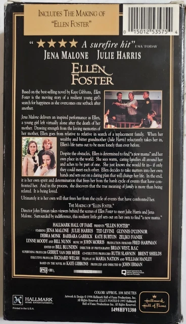 ELLEN FOSTER (HALLMARK Hall Of Fame) VHS 1998 £7.14 - PicClick UK