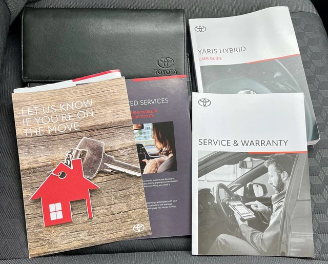 21-24 TOYOTA YARIS Hybrid Owners Manual Handbook & Wallet And Service ...