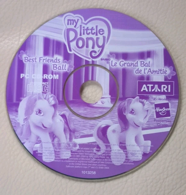 MY LITTLE PONY Best Friends Ball PC CD ROM Juego Atari Hasbro Windows ...