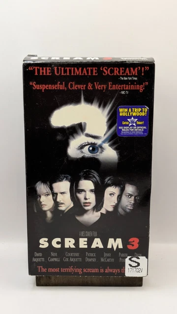 SCREAM 3 (VHS, 2000) Horror Film Courtney Cox Wes Craven £8.85 ...