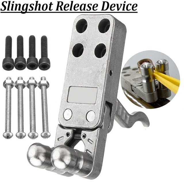 STAINLESS STEEL SLINGSHOT Release Device DIY Catapult Rifle Trigger w ...
