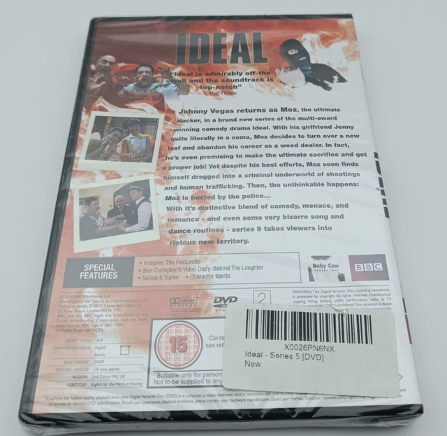 BBC IDEAL SERIES 5 (DVD) Johnny Vegas | New Sealed | Region 2 | 15 £4. ...