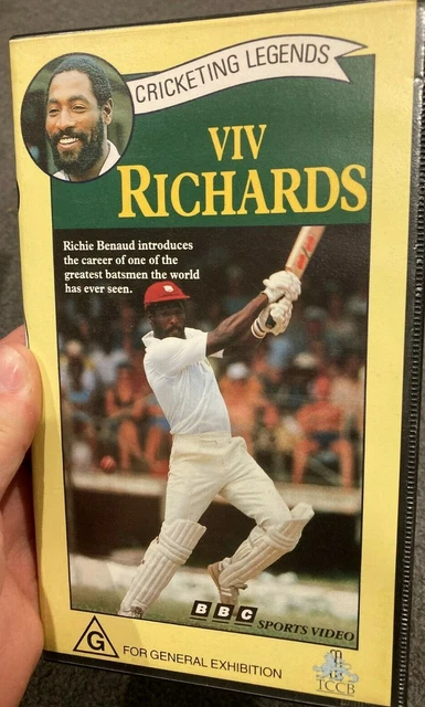 CRICKETING LEGENDS - Viv Richards VHS VIDEO TAPE (sports / cricket) £24 ...