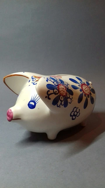 VINTAGE ARTHUR WOOD 1970's pottery piggy money bank £6.00 - PicClick UK