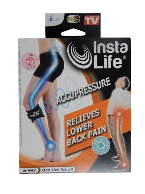 INSTA LIFE ACUPRESSURE Cuff From TV Advertising Relieves Back Pain £12. ...
