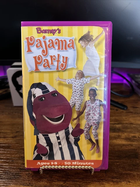 BARNEY VHS LOT of 2 Barney’s Pajama Party & Barney’s Birthday Sing ...