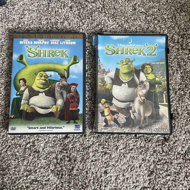 SHREK (DVD, 2001, 2-Disc Set, Special Edition) & Shrek 2 DVD Lot £7.25 ...