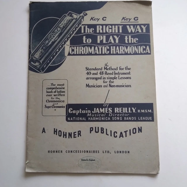 HOHNER :THE RIGHT way to play the Chromatic Harmonica, Captain James ...